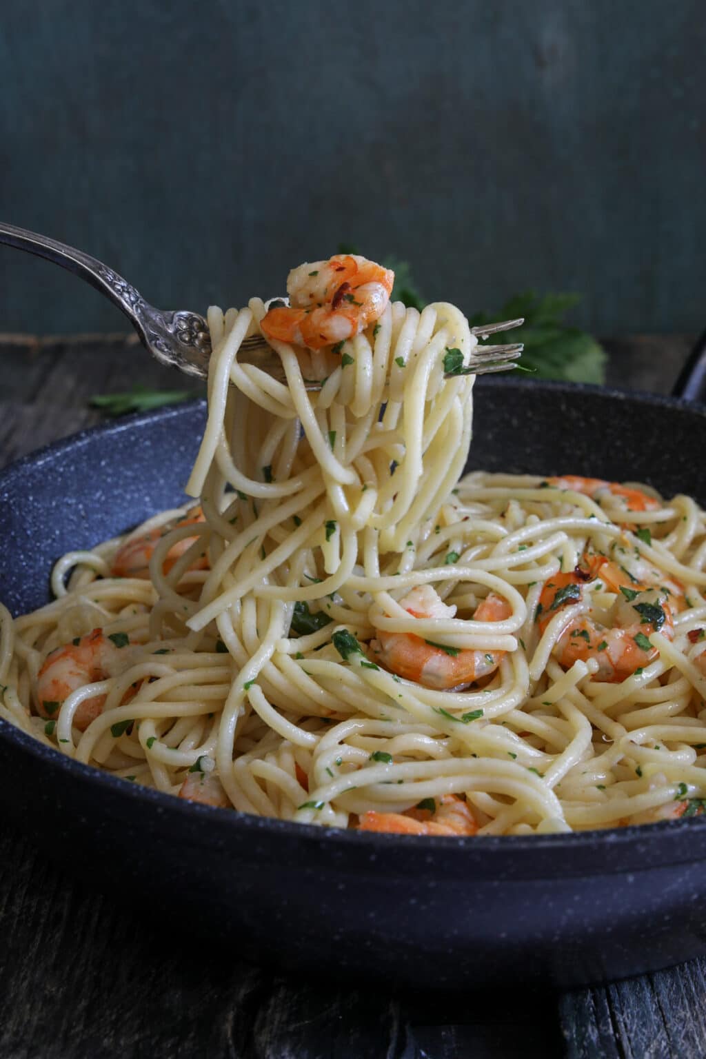 Easy Italian Shrimp Pasta - An Italian in my Kitchen