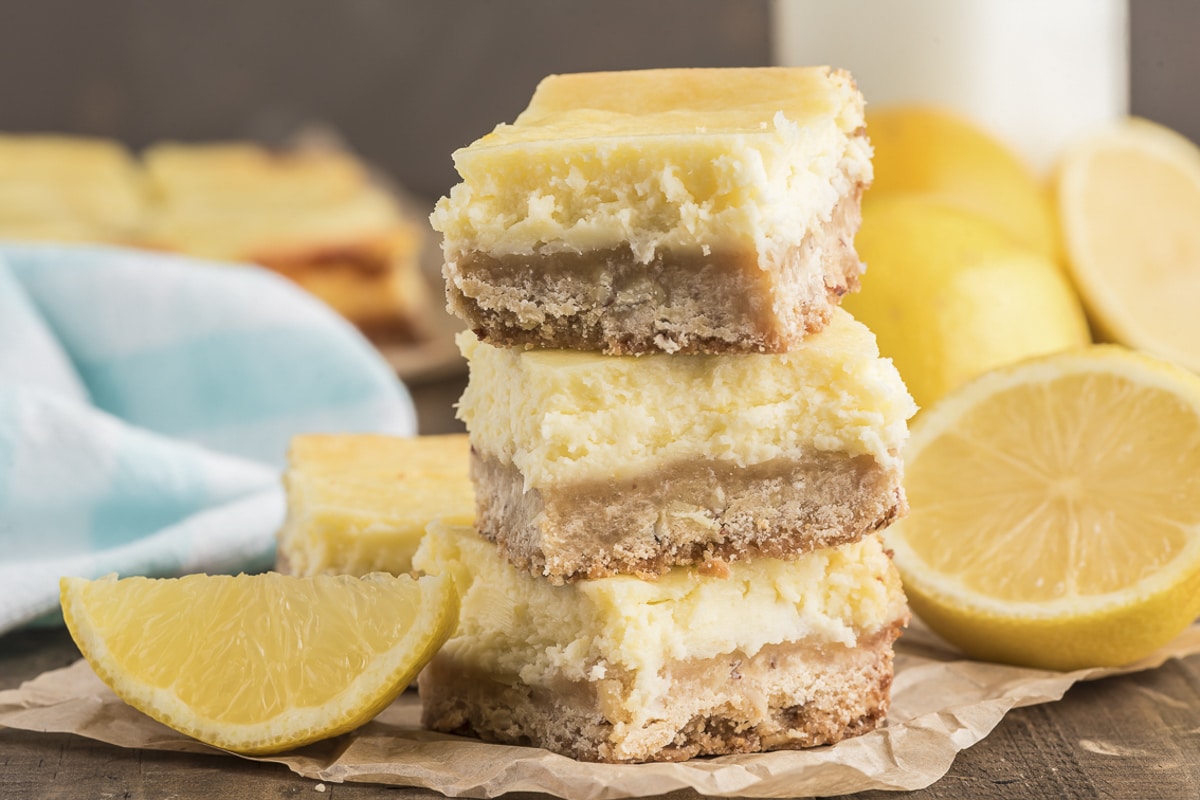 Lemon Cheesecake Squares - An Italian in my Kitchen