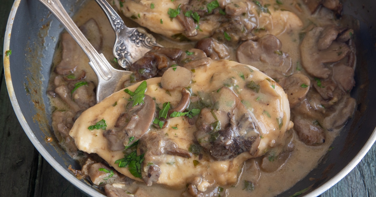 Italian Chicken Boscaiola Recipe - An Italian in my Kitchen