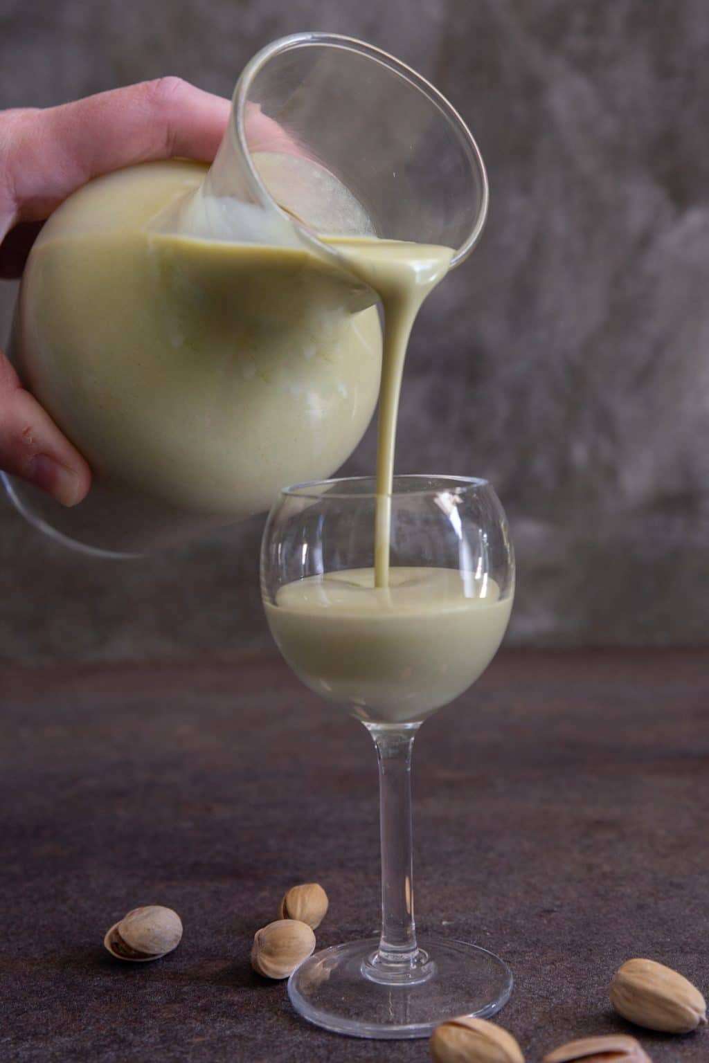 Homemade Creamy Pistachio Liqueur Recipe - An Italian in my Kitchen