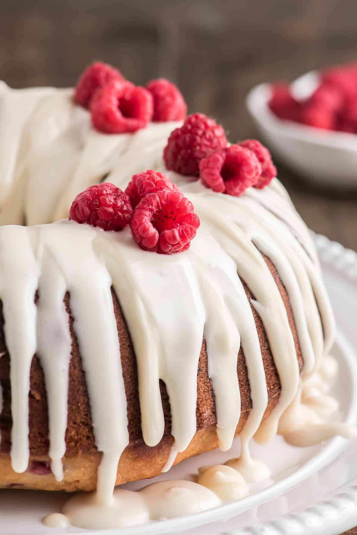 Homemade Raspberry Bundt Cake Recipe - An Italian in my Kitchen