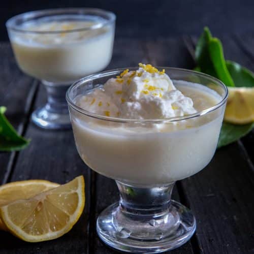 Homemade Lemon Pudding Recipe - An Italian in my Kitchen
