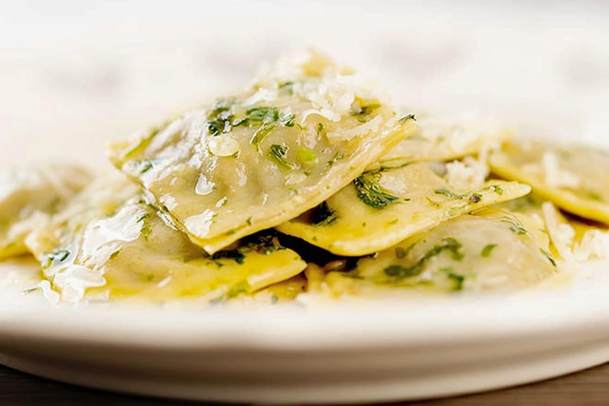 Homemade Creamy Mushroom Ravioli Recipe - An Italian in my Kitchen
