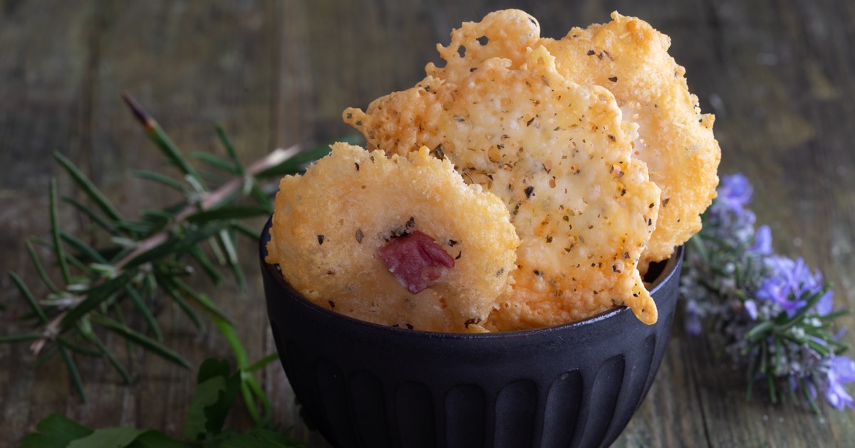 Baked Cheese Crisps Recipe - An Italian in my Kitchen