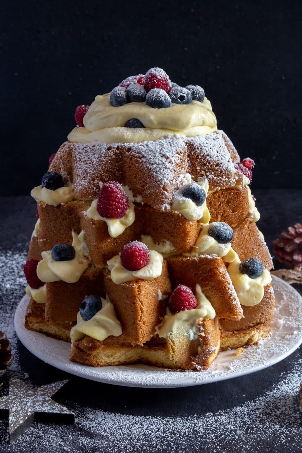 Cream Filled Pandoro Recipe - An Italian in my Kitchen
