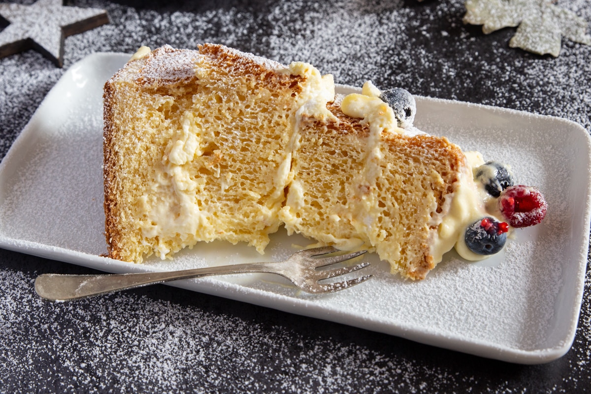 Cream Filled Pandoro Recipe - An Italian in my Kitchen