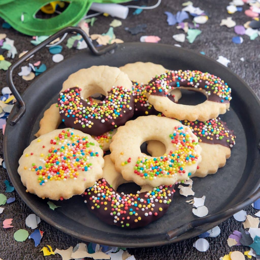 Italian Carnival Sprinkle Cookies Recipe - An Italian in my Kitchen