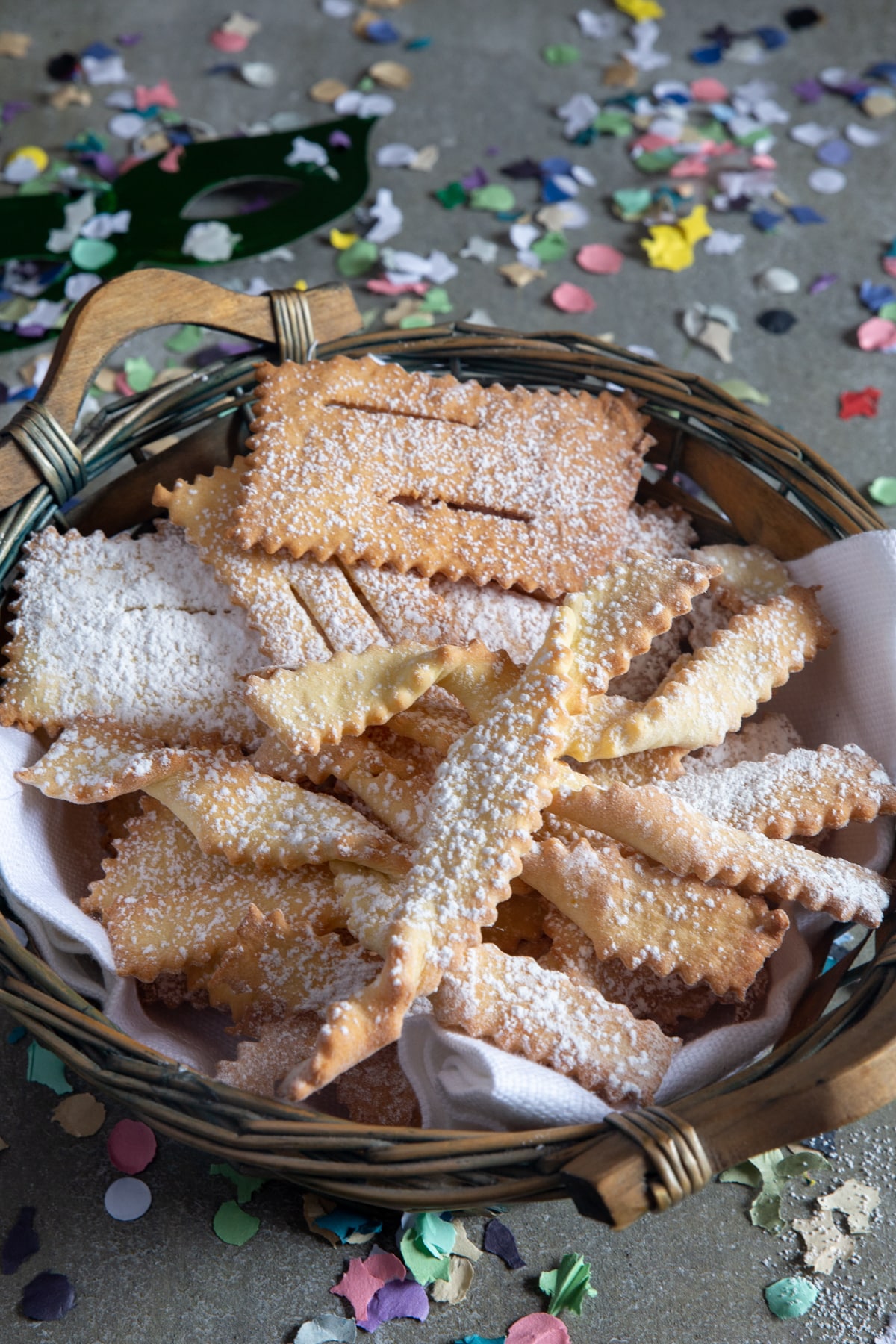 Italian Baked Chiacchiere Recipe - An Italian in my Kitchen