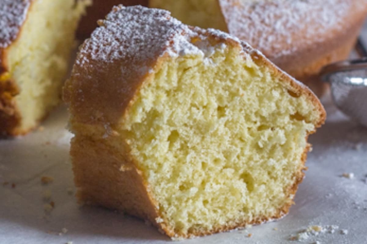 Italian Fresh Cream Lemon Cake Recipe - An Italian in my Kitchen