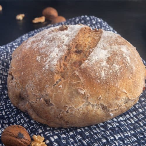 Homemade Pancetta Walnut Bread Recipe - An Italian in my Kitchen