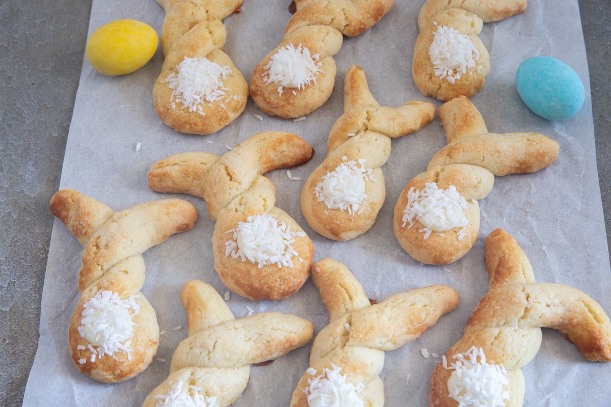 Easy Bunny Cookies Recipe - An Italian in my Kitchen