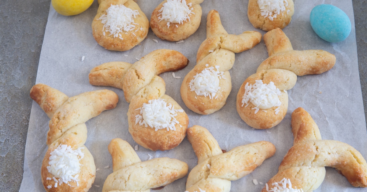Easy Bunny Cookies Recipe - An Italian in my Kitchen