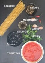 Easy Authentic Italian Pasta Puttanesca Recipe - An Italian in my Kitchen