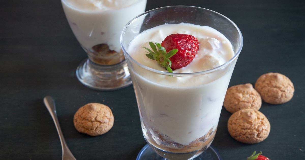 Strawberry Ricotta Cream Dessert Recipe - An Italian in my Kitchen