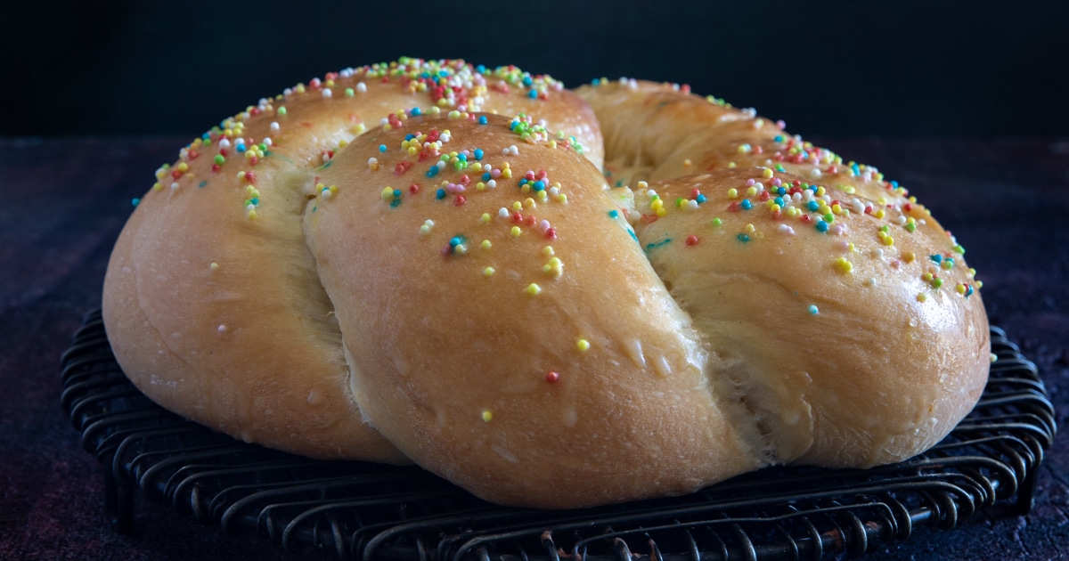 Sourdough Easter Bread Recipe - An Italian in my Kitchen