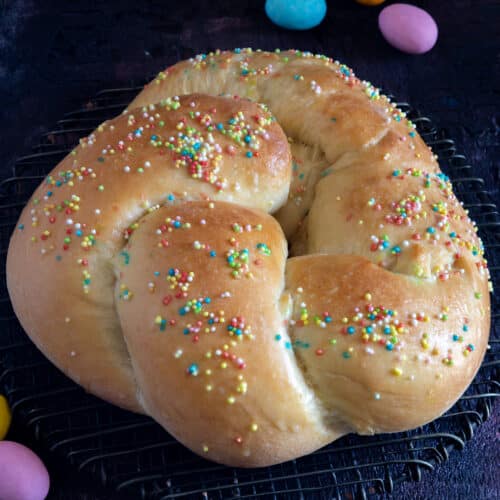Sourdough Easter Bread Recipe - An Italian in my Kitchen