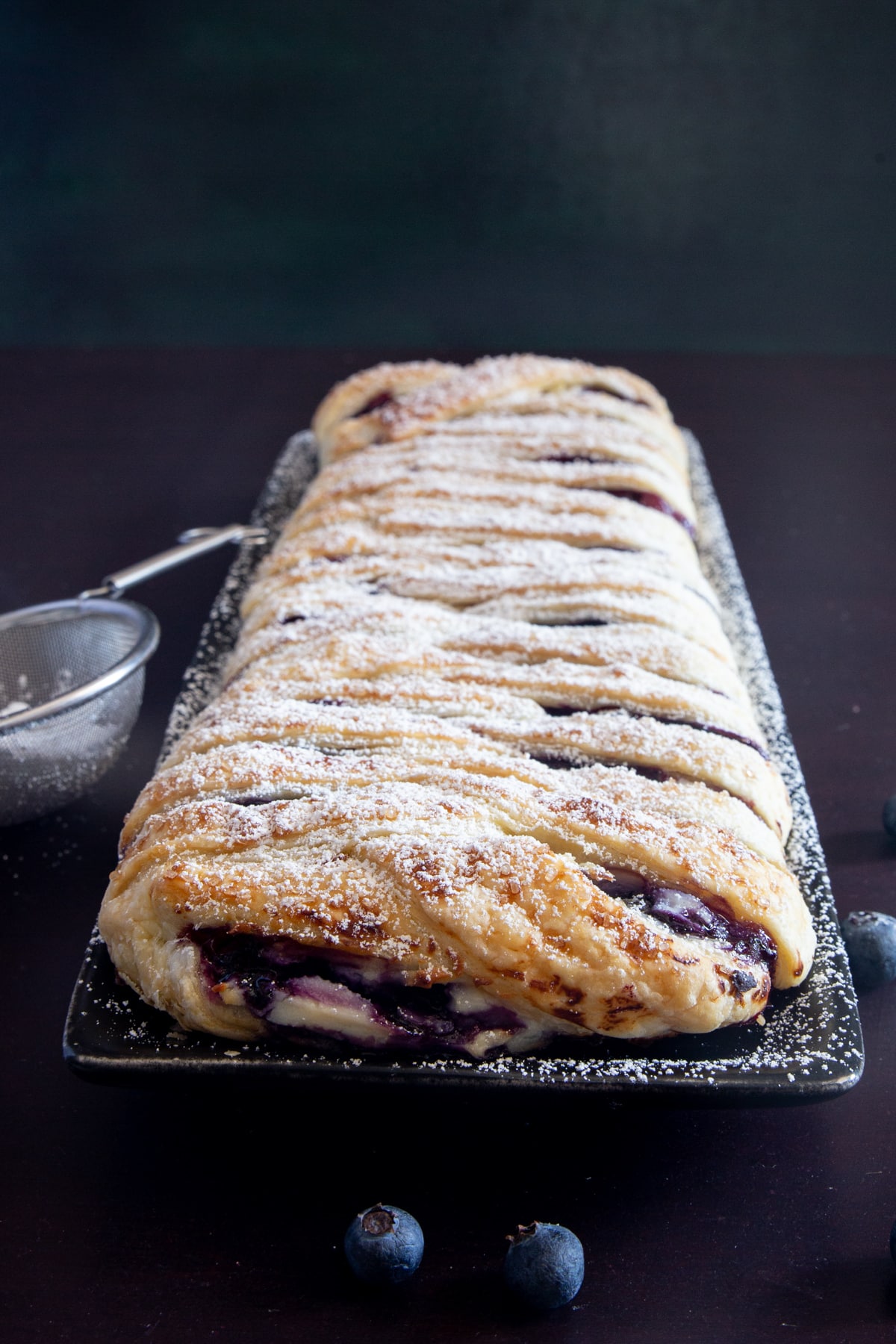 Easy Ricotta Blueberry Strudel Recipe - An Italian in my Kitchen