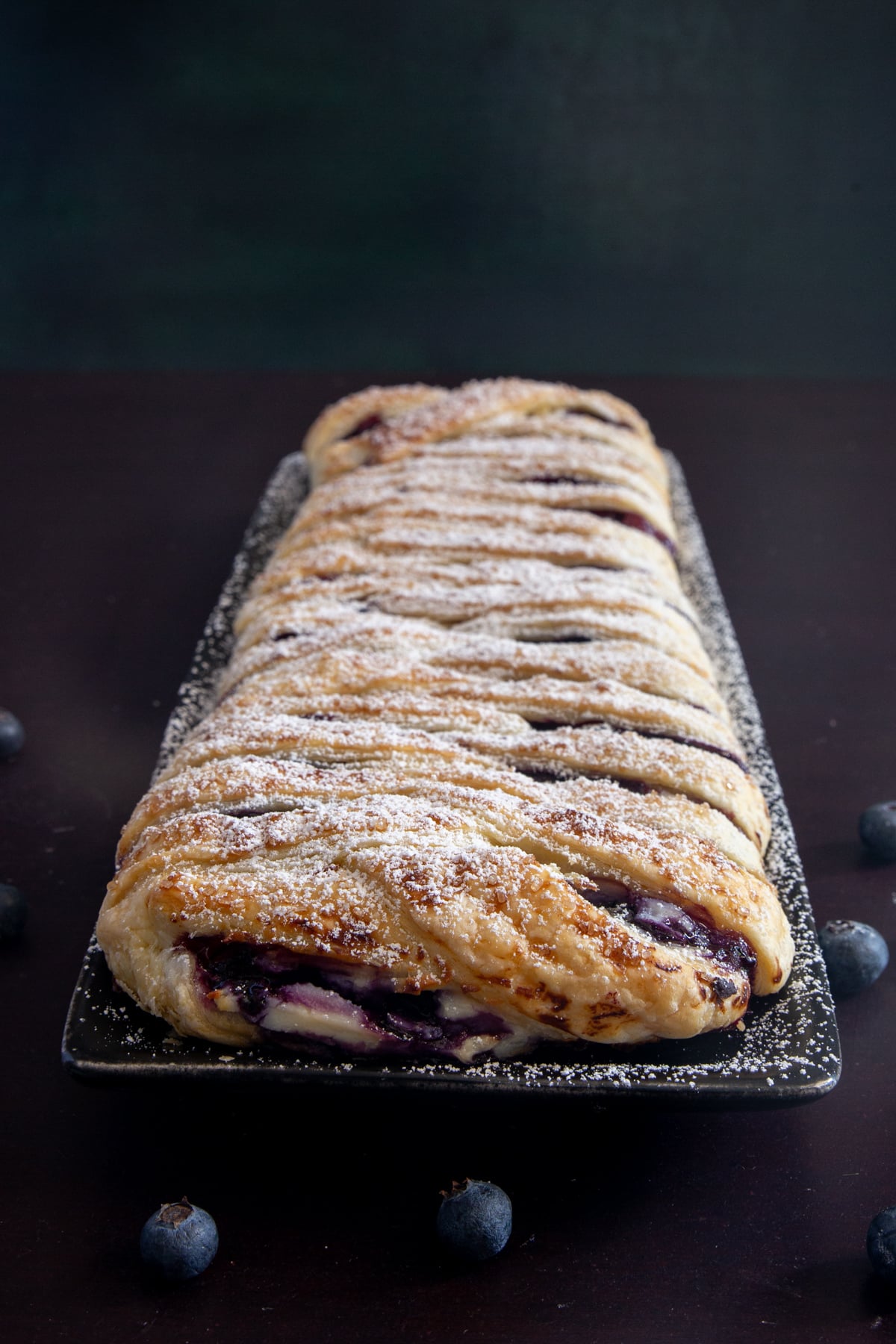 Easy Ricotta Blueberry Strudel Recipe - An Italian in my Kitchen