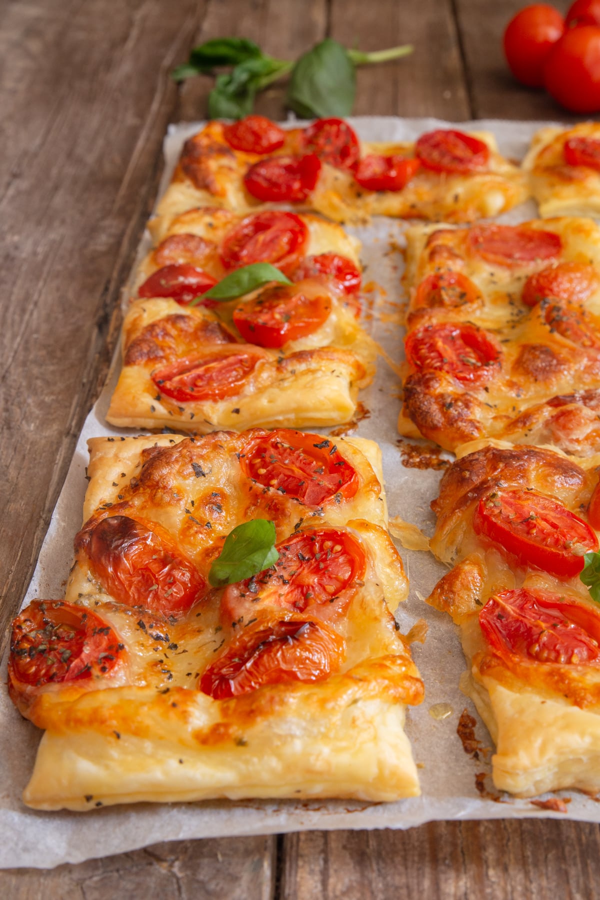 Puff Pastry Caprese Appetizers Recipe - An Italian in my Kitchen