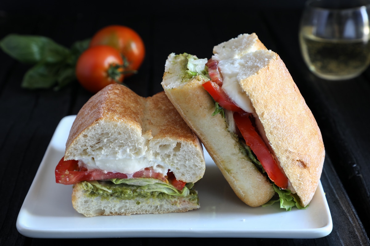 Easy Caprese Panino Recipe - An Italian in my Kitchen