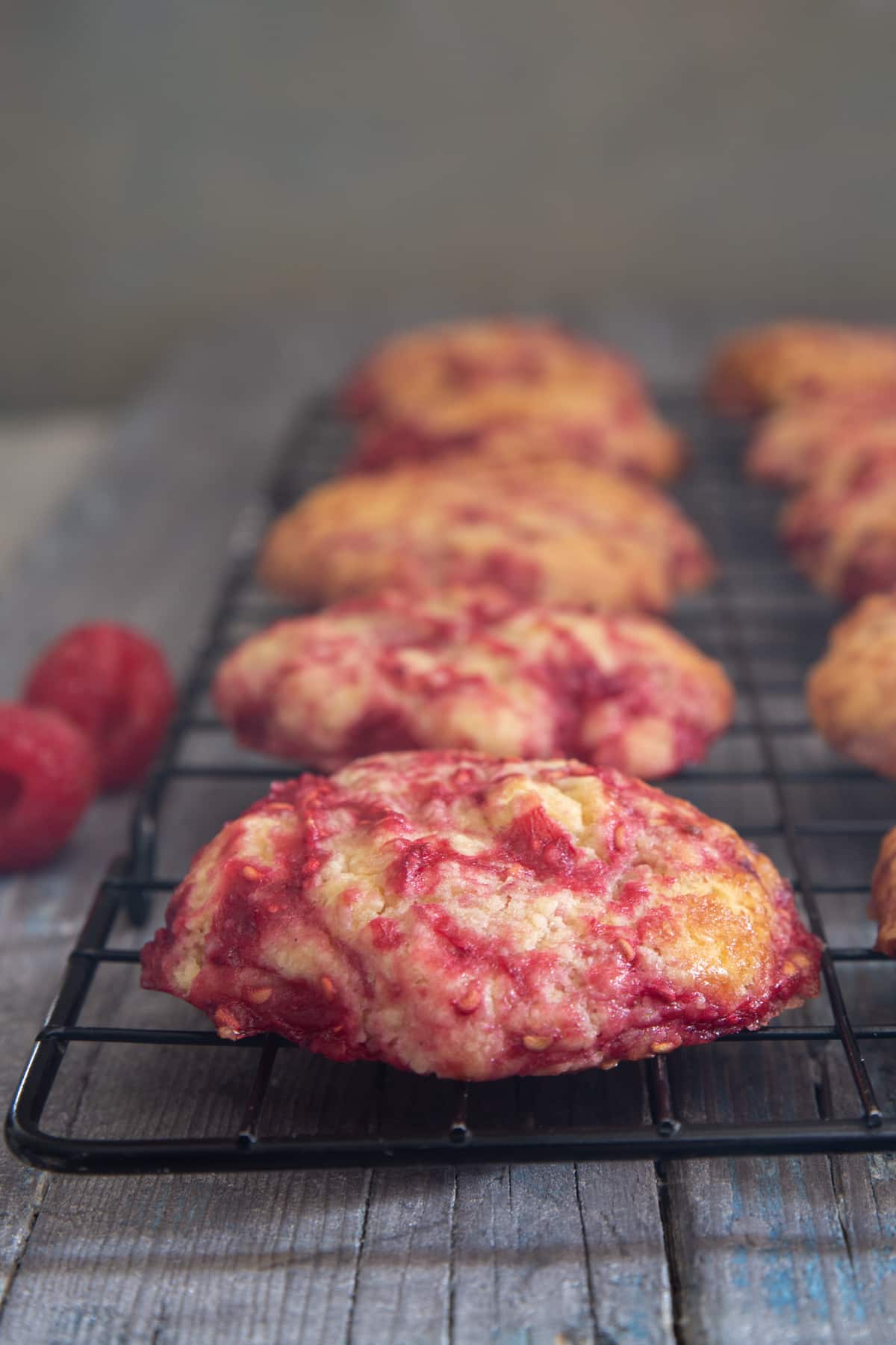 Easy Raspberry Cookies Recipe - An Italian in my Kitchen