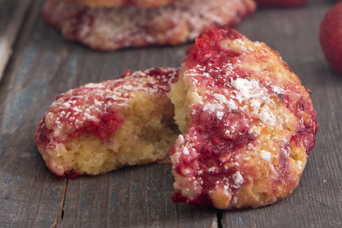 Easy Raspberry Cookies Recipe - An Italian in my Kitchen