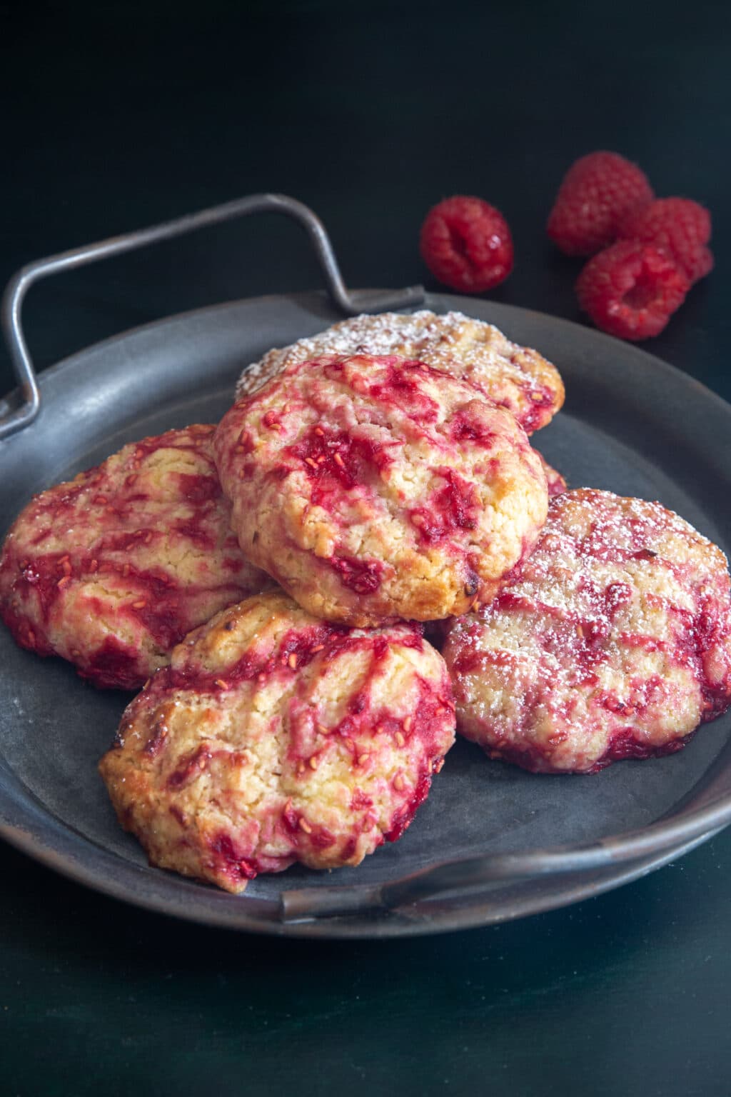 Easy Raspberry Cookies Recipe - An Italian in my Kitchen