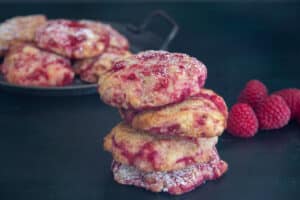 Easy Raspberry Cookies Recipe - An Italian in my Kitchen
