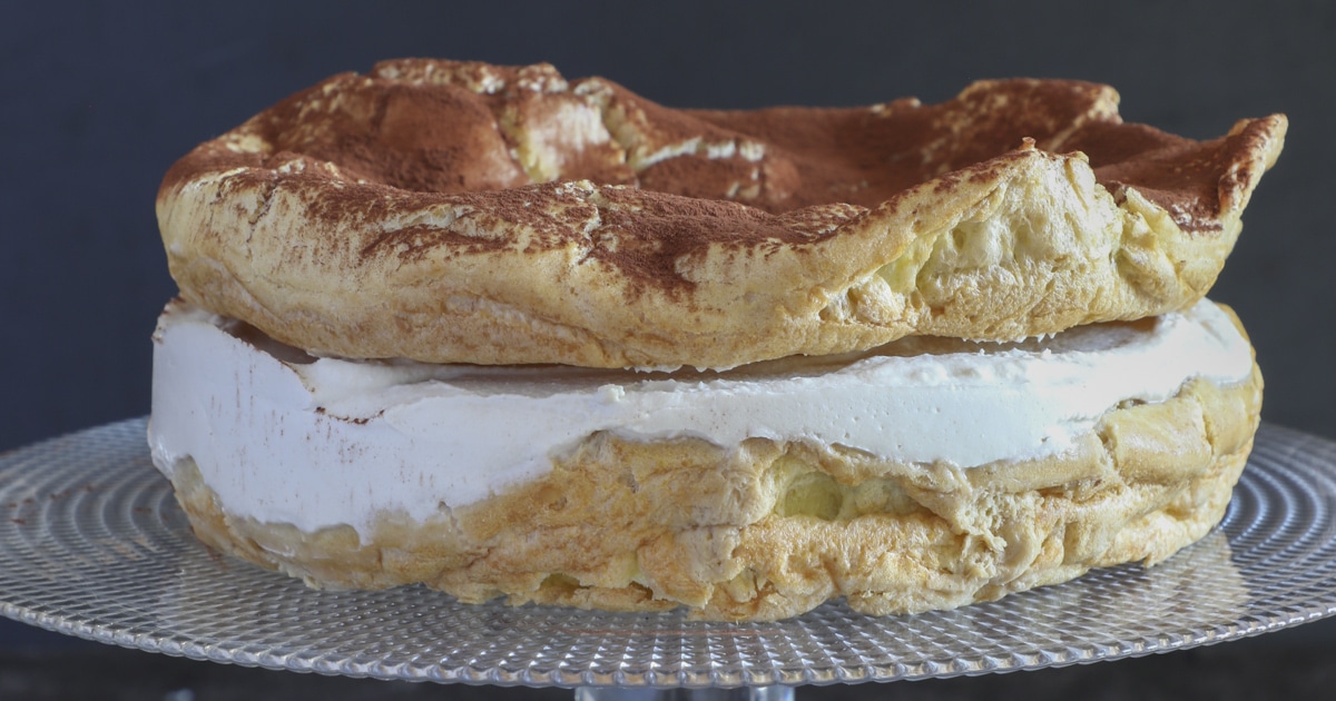 Tiramisu Choux Cake Recipe - An Italian in my Kitchen