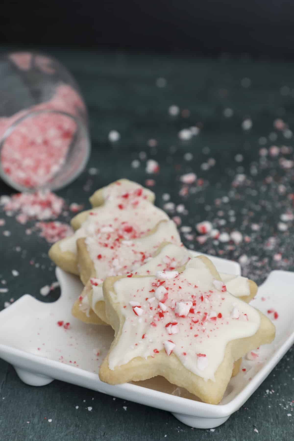 Frosted Shortbread Cookies Recipe - An Italian in my Kitchen