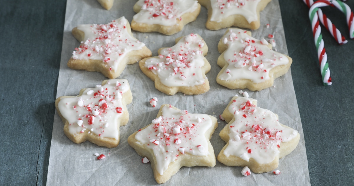 Frosted Shortbread Cookies Recipe - An Italian in my Kitchen