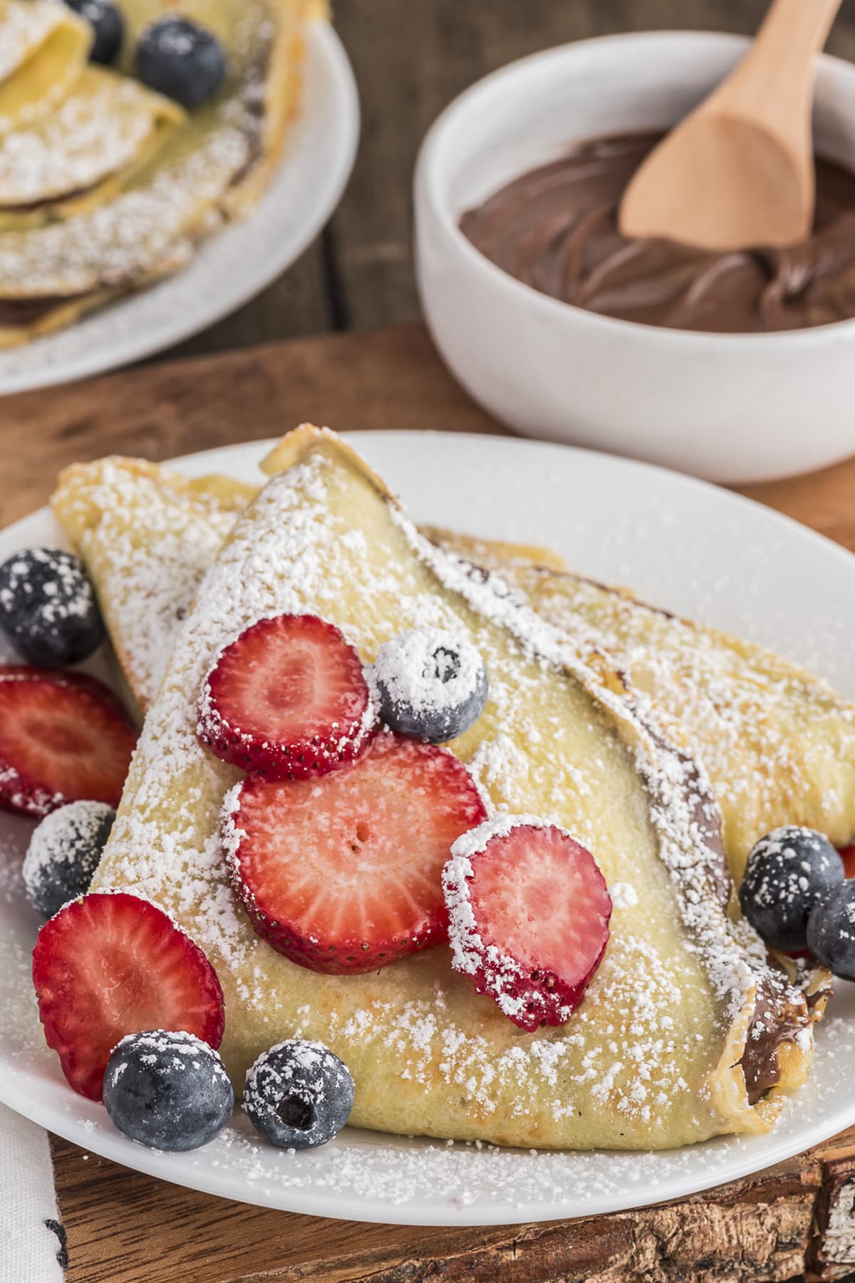 Easy Nutella Crepes Recipe - An Italian in my Kitchen