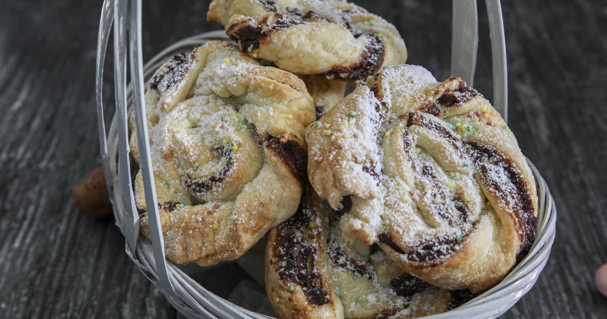 Easter Puff Pastry Pinwheels Recipe - An Italian in my Kitchen