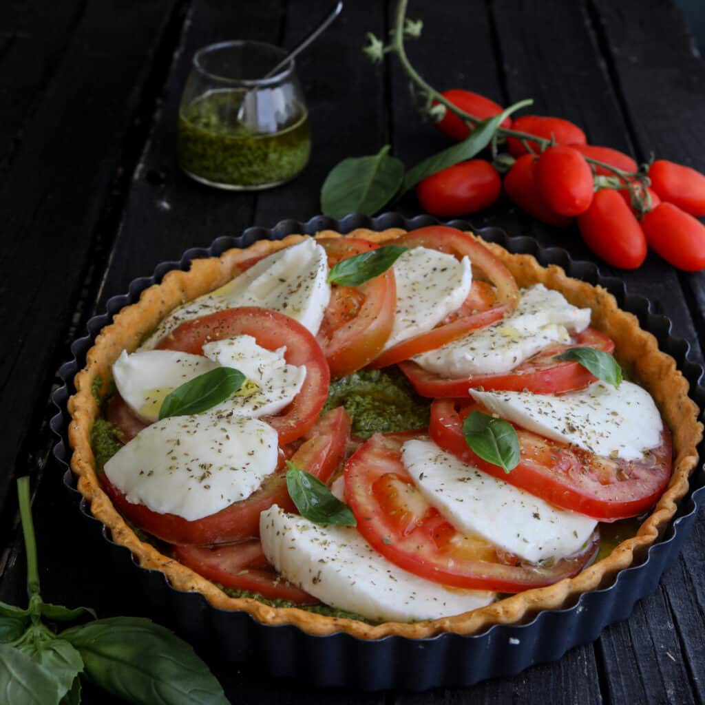 Homemade Italian Tomato Pie Recipe - An Italian in my Kitchen