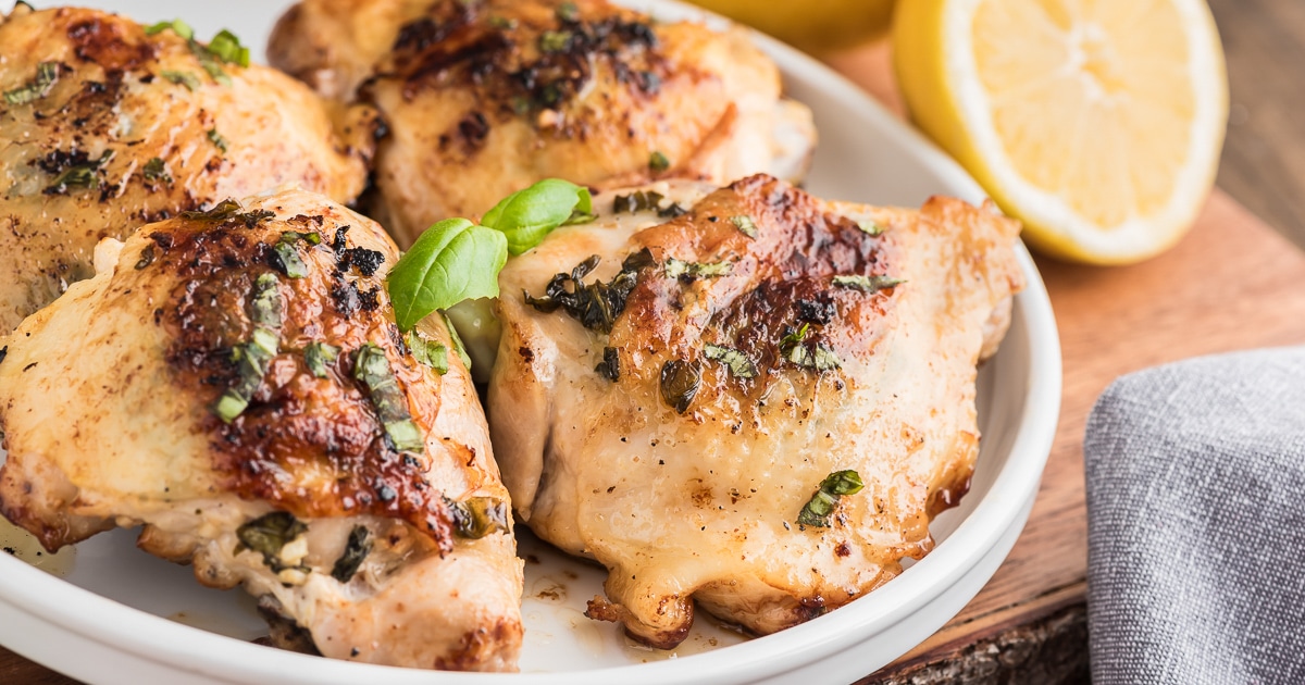 Simple Italian Basil Chicken Recipe - An Italian in my Kitchen