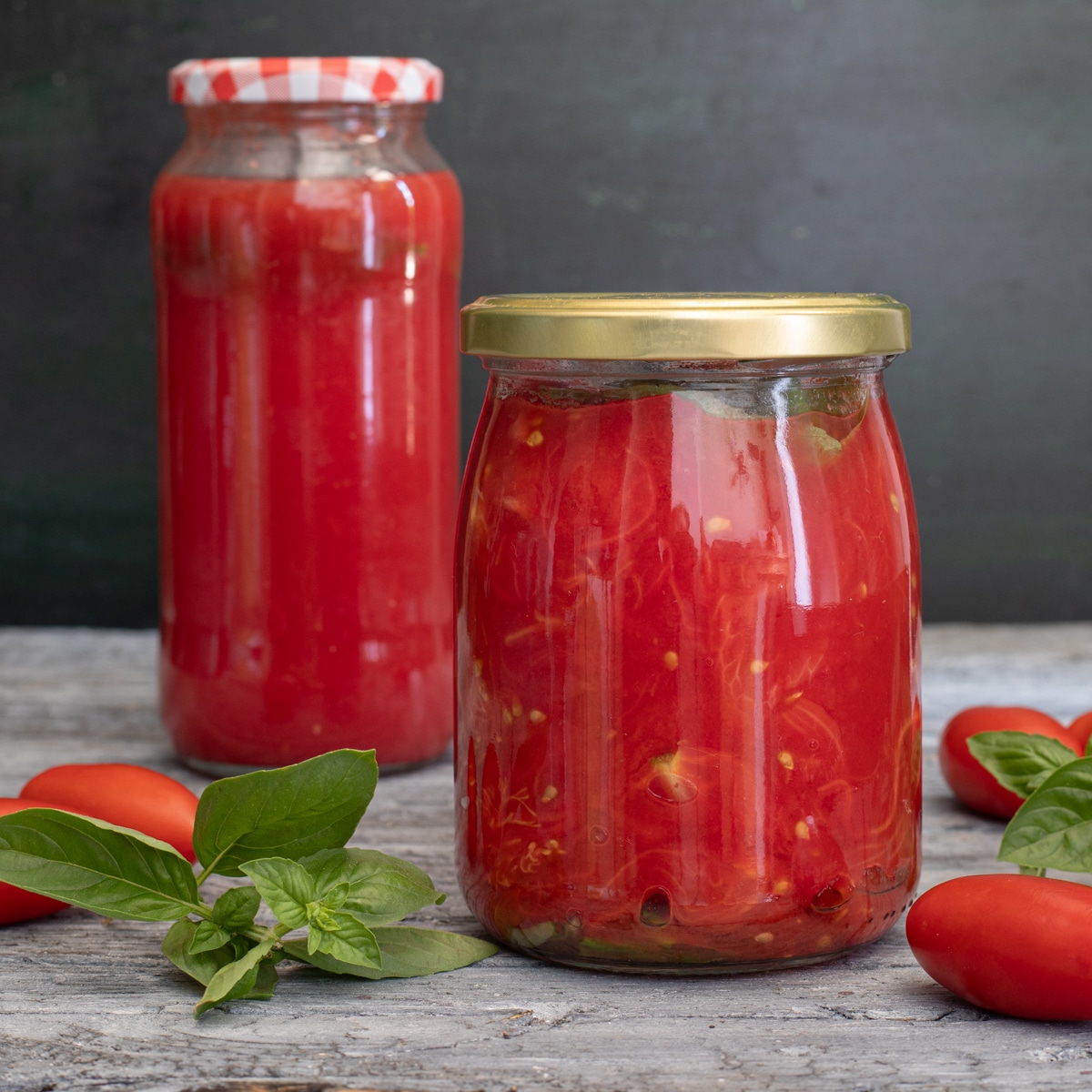 Italian Jarred Tomatoes Two Ways Recipe - An Italian in my Kitchen