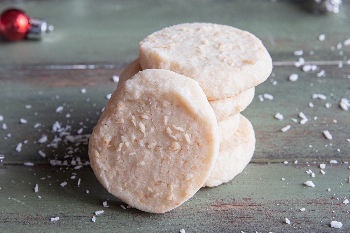 Coconut Shortbread Recipe - An Italian in my Kitchen