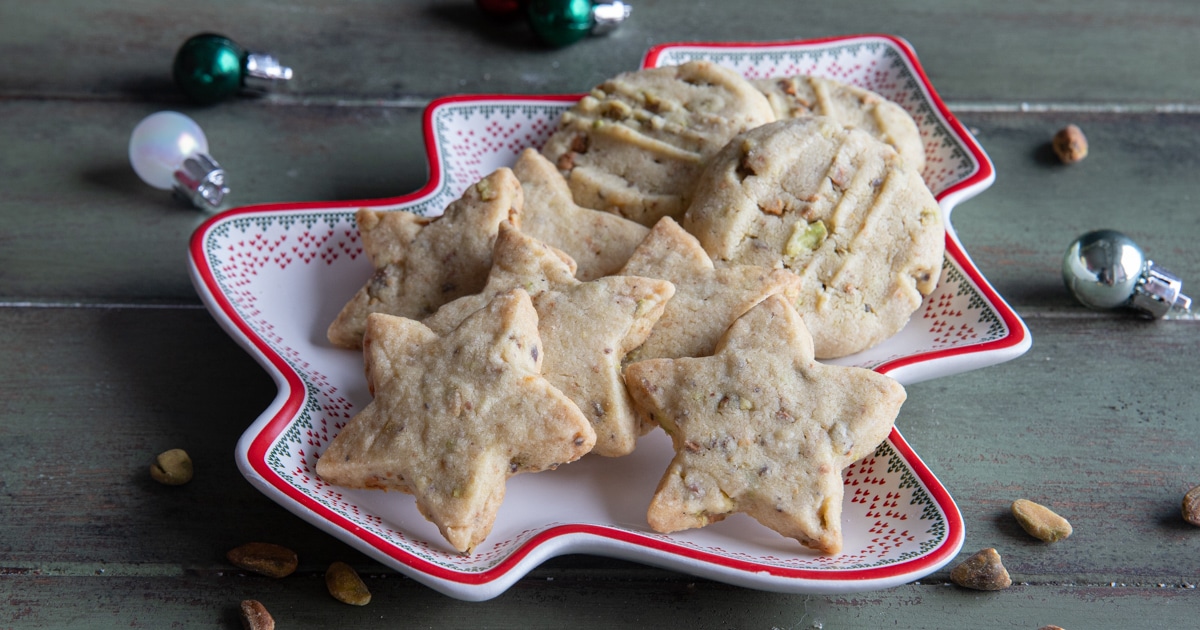 Pistachio Shortbread Cookies Recipe - An Italian in my Kitchen