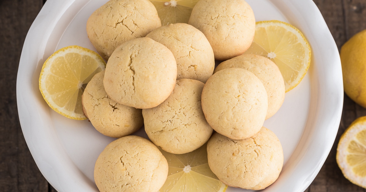 Easy Lemon Cookies Recipe - An Italian in my Kitchen