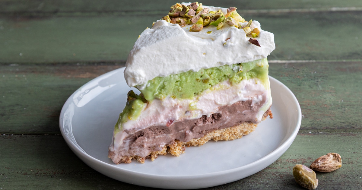 Spumoni Ice Cream Cake Recipe - An Italian in my Kitchen