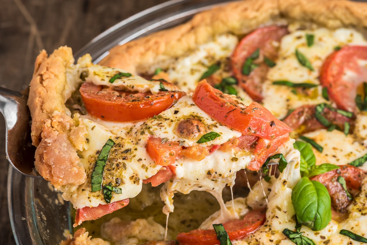 Caprese Crostata Recipe - An Italian in my Kitchen