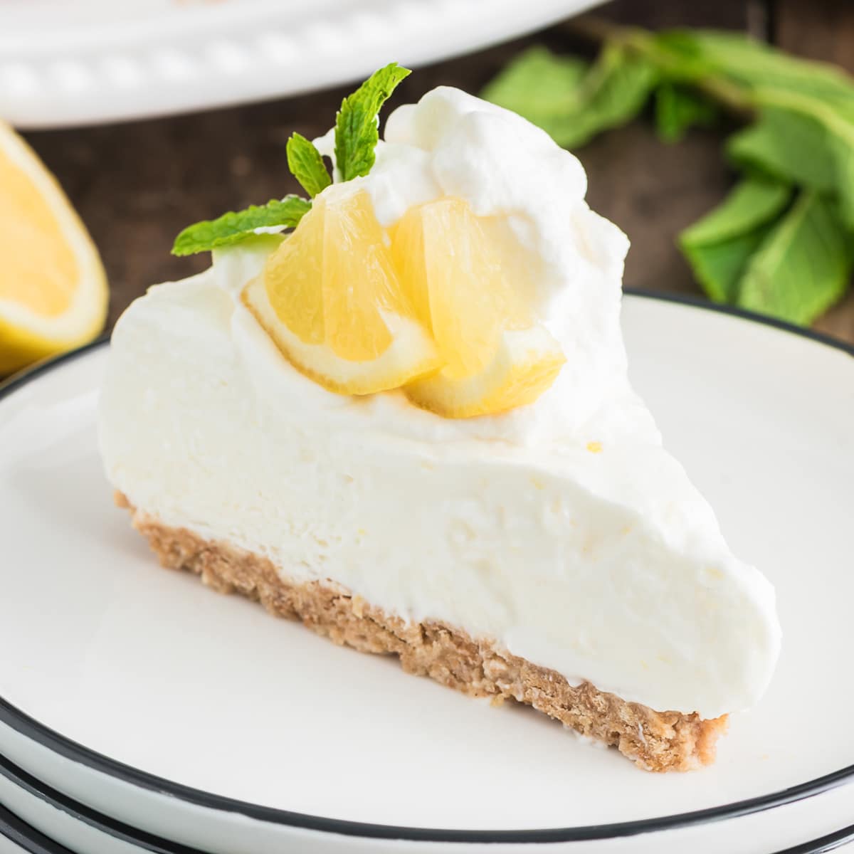 Frozen Lemon Pie Recipe - An Italian in my Kitchen