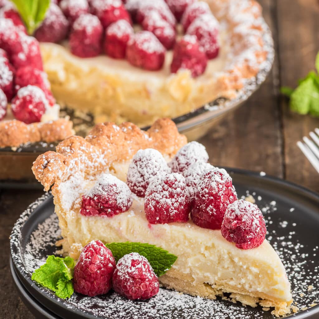 White Chocolate Raspberry Tart Recipe - An Italian in my Kitchen