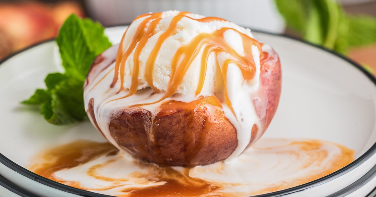 Caramelized Peaches Recipe - An Italian in my Kitchen - Street Food ...
