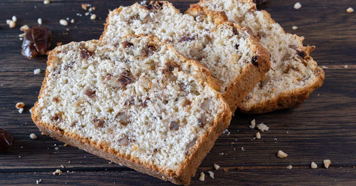 Date and Nut Bread Recipe - Street Food Spectacle