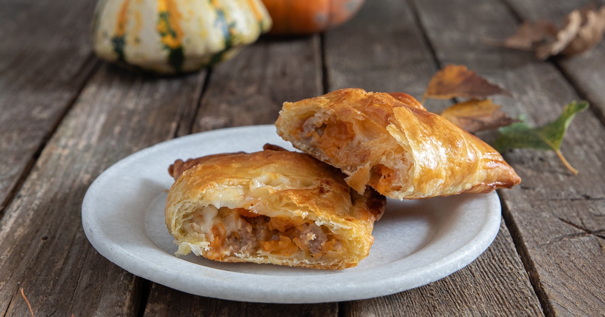 Sausage and Pumpkin Hand Pies Recipe - Street Food Spectacle