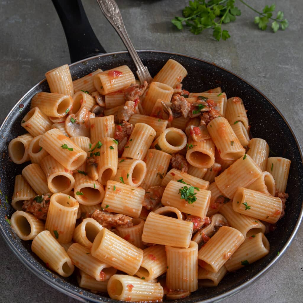 Italian Boscaiola Sauce Recipe - An Italian in my Kitchen