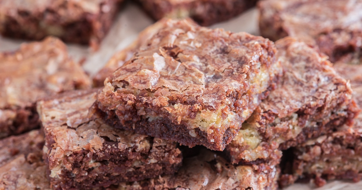 Home made Marble Brownies Recipe - An Italian in my Kitchen - Street ...