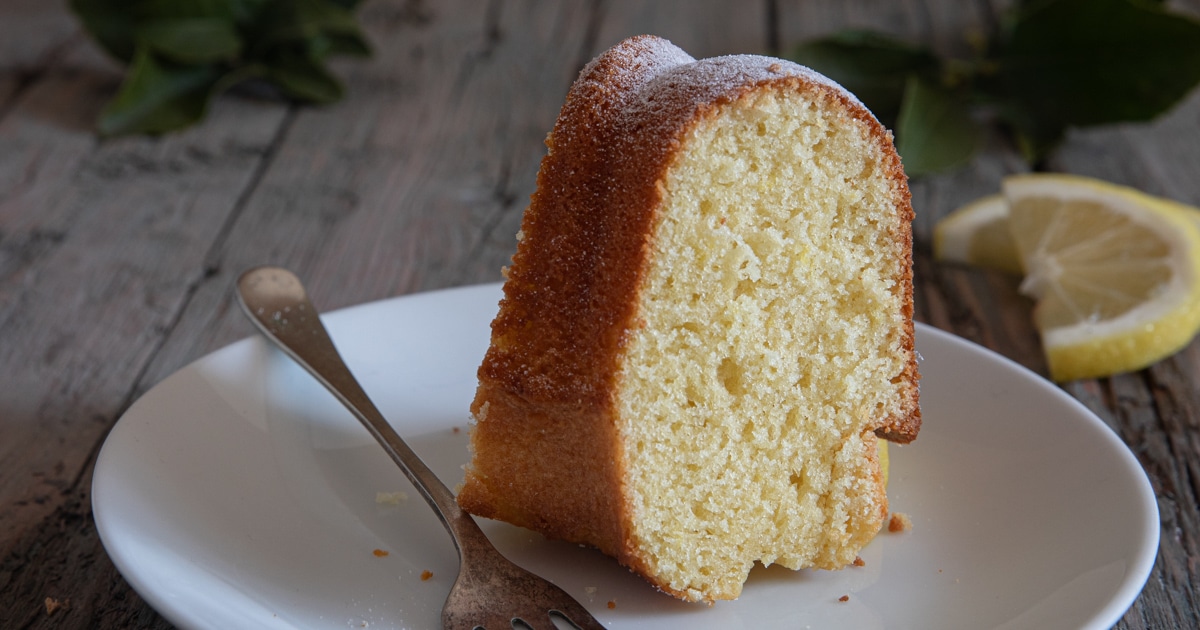 Simple One Bowl Lemon Cake Recipe - Street Food Spectacle